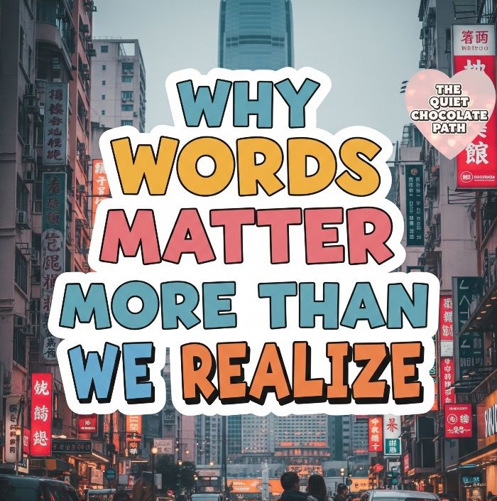 Why Words Matter More Than We Realize – The Quiet Chocolate Path
